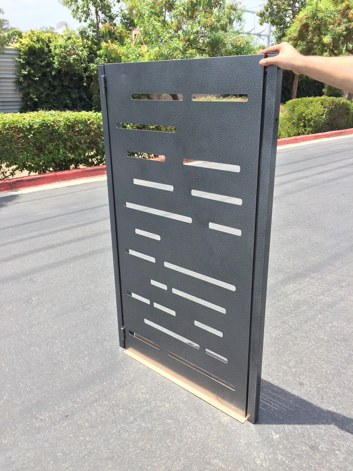 Contemporary Modern Metal Gate Modern Metal Gate Custom Art - Etsy