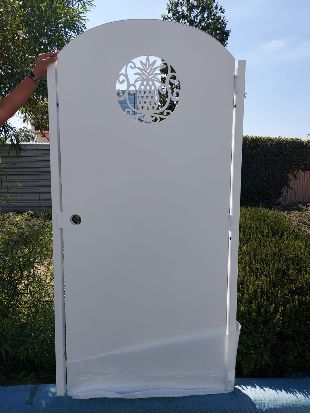 Yard Metal Gateᅵside Alley Gateᅵpool Steel Gateᅵgarden Gateᅵgeometric ...