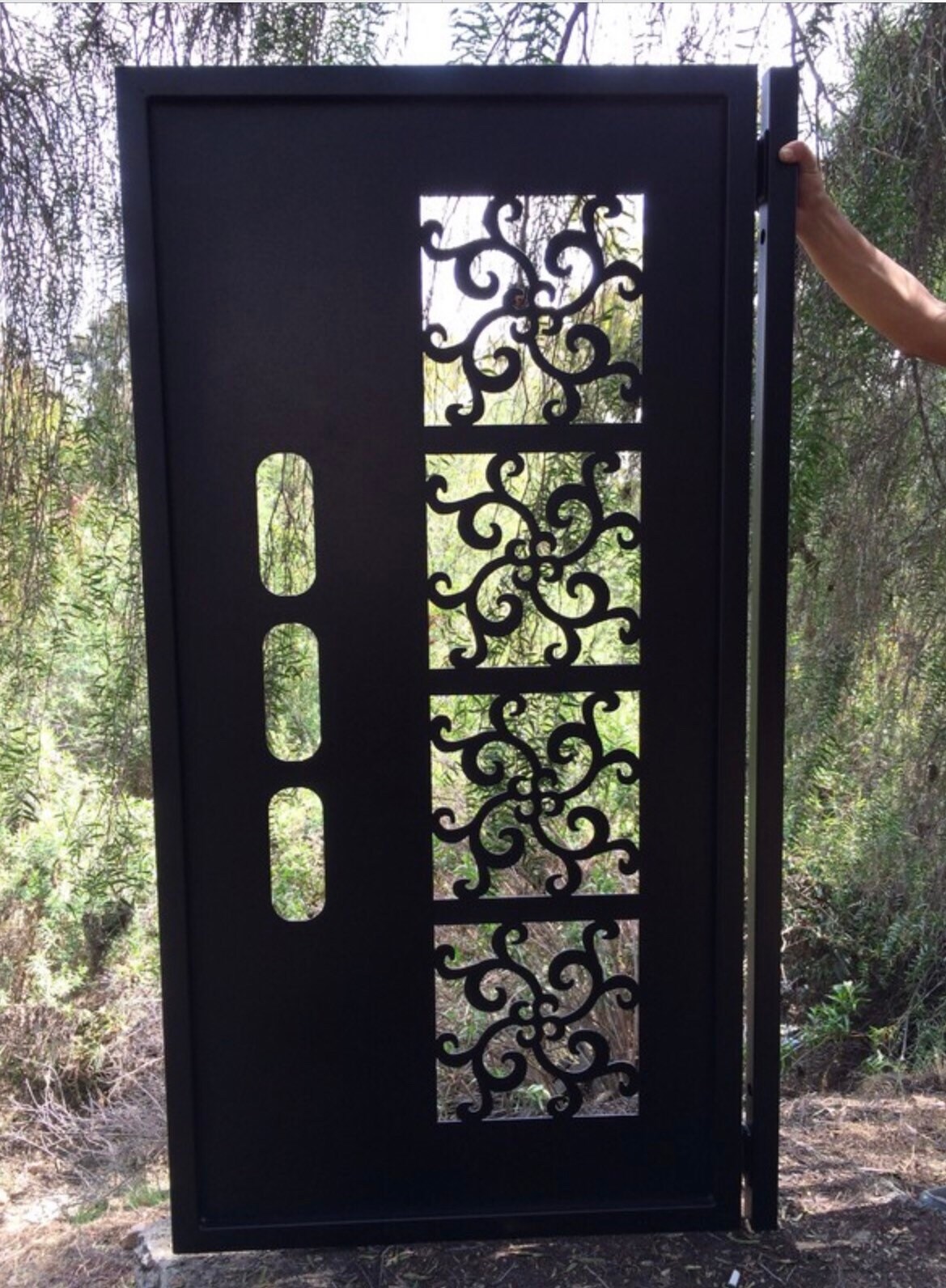 Contemporary modern metal gateModern Metal Gate Custom | Etsy