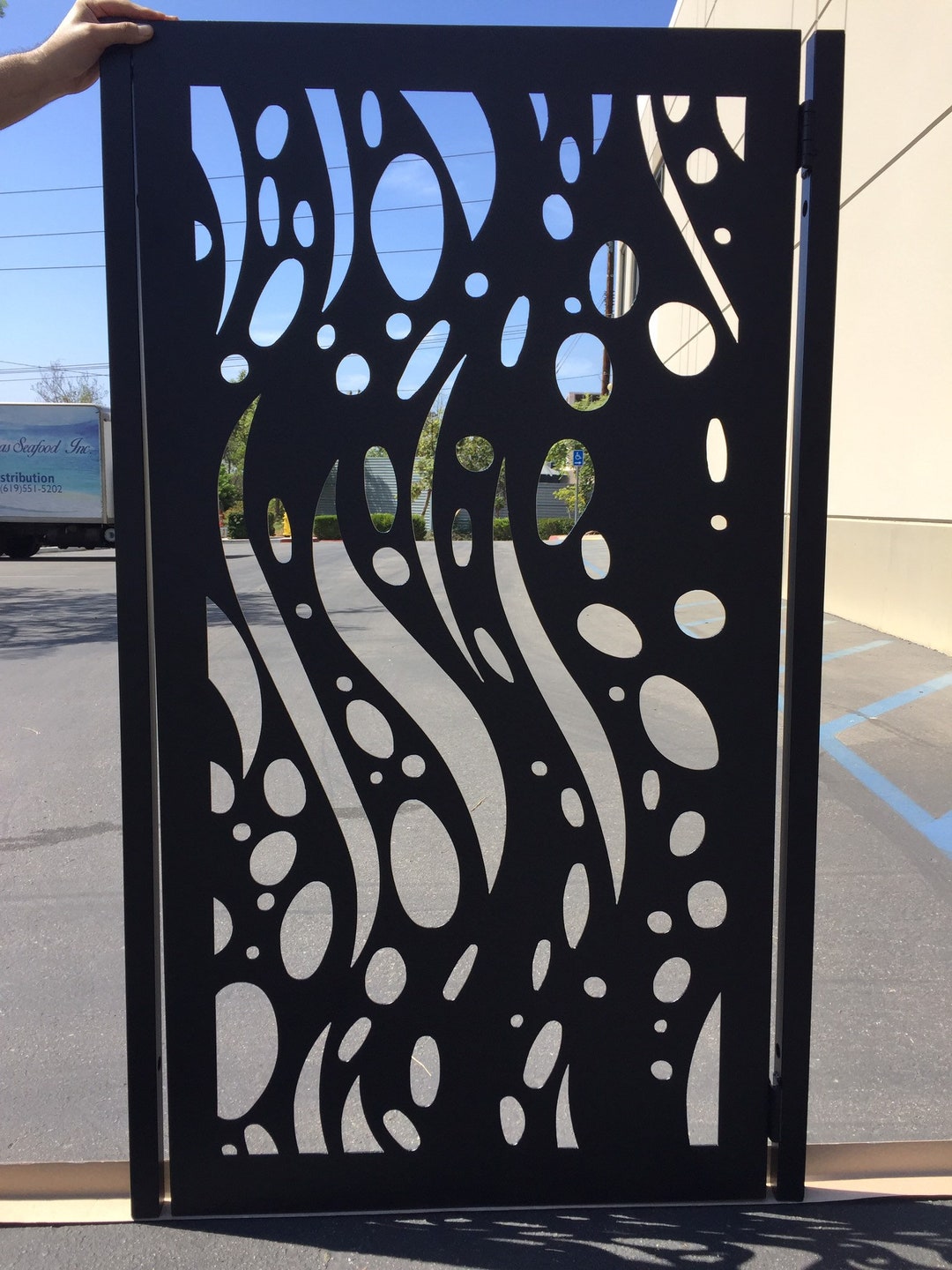 Contemporary Modern Metal Gate,modern Metal Gate , Custom Size Art ...