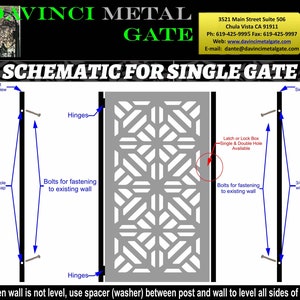 Modern Steel Metal Gate Urban Iron Pedestrian Walk, House Art Garden ...