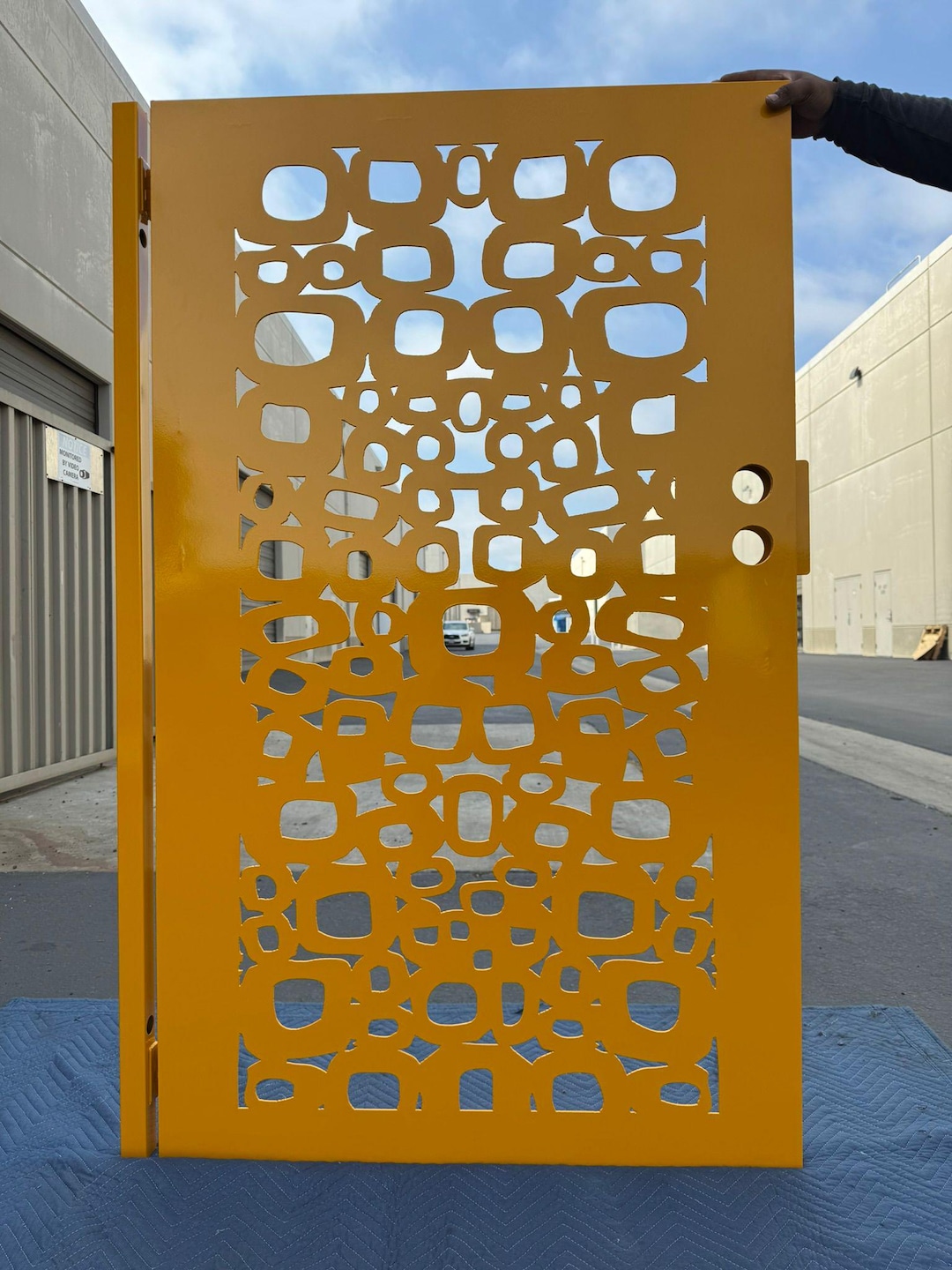 Yard Metal Gateᅵside Alley Gateᅵpool Steel Gateᅵgarden Gateᅵgeometric ...