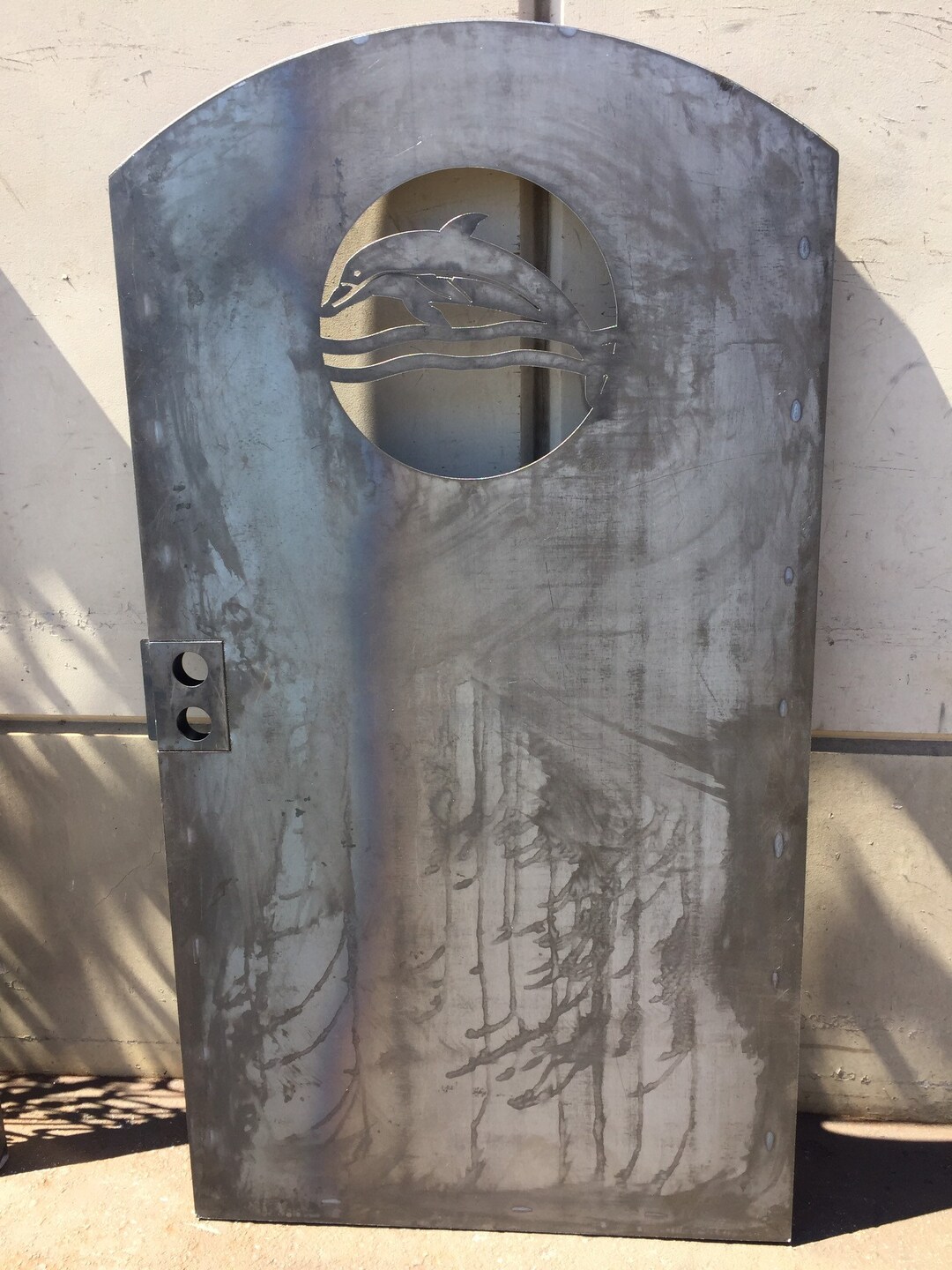 Yard Metal Gateᅵside Alley Gateᅵpool Steel Gateᅵgarden Gateᅵgeometric ...