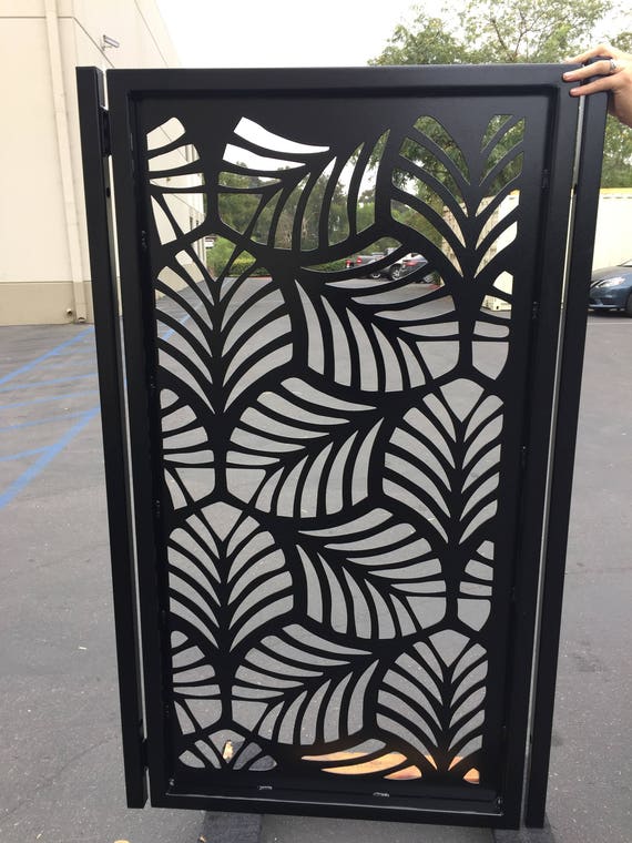 Urban Design Modern Metal Gate custom Pedestrian Gat Garden | Etsy Canada