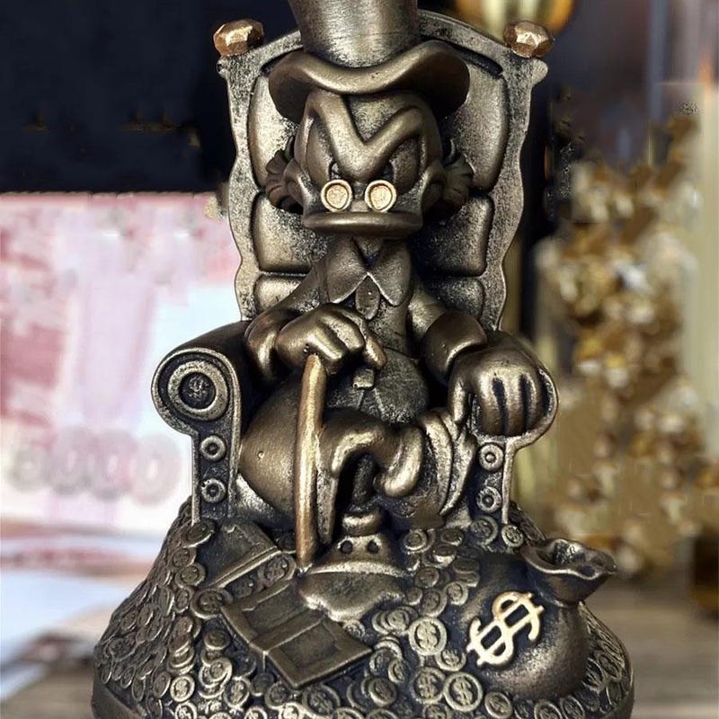 Scrooge mcduck skulptur - Etsy.de