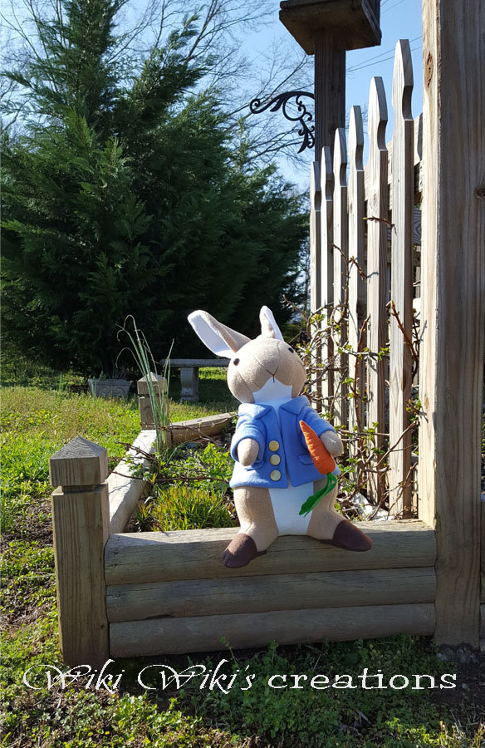 Large Plush Peter Rabbit, Plush Rabbit, Plush Bunny, Easter Mascot ...