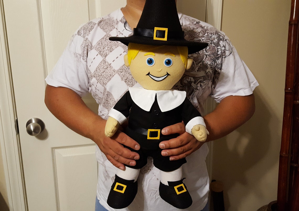 Plush Pilgrim Boy Doll Pilgrim Felt Doll Fabric Doll | Etsy