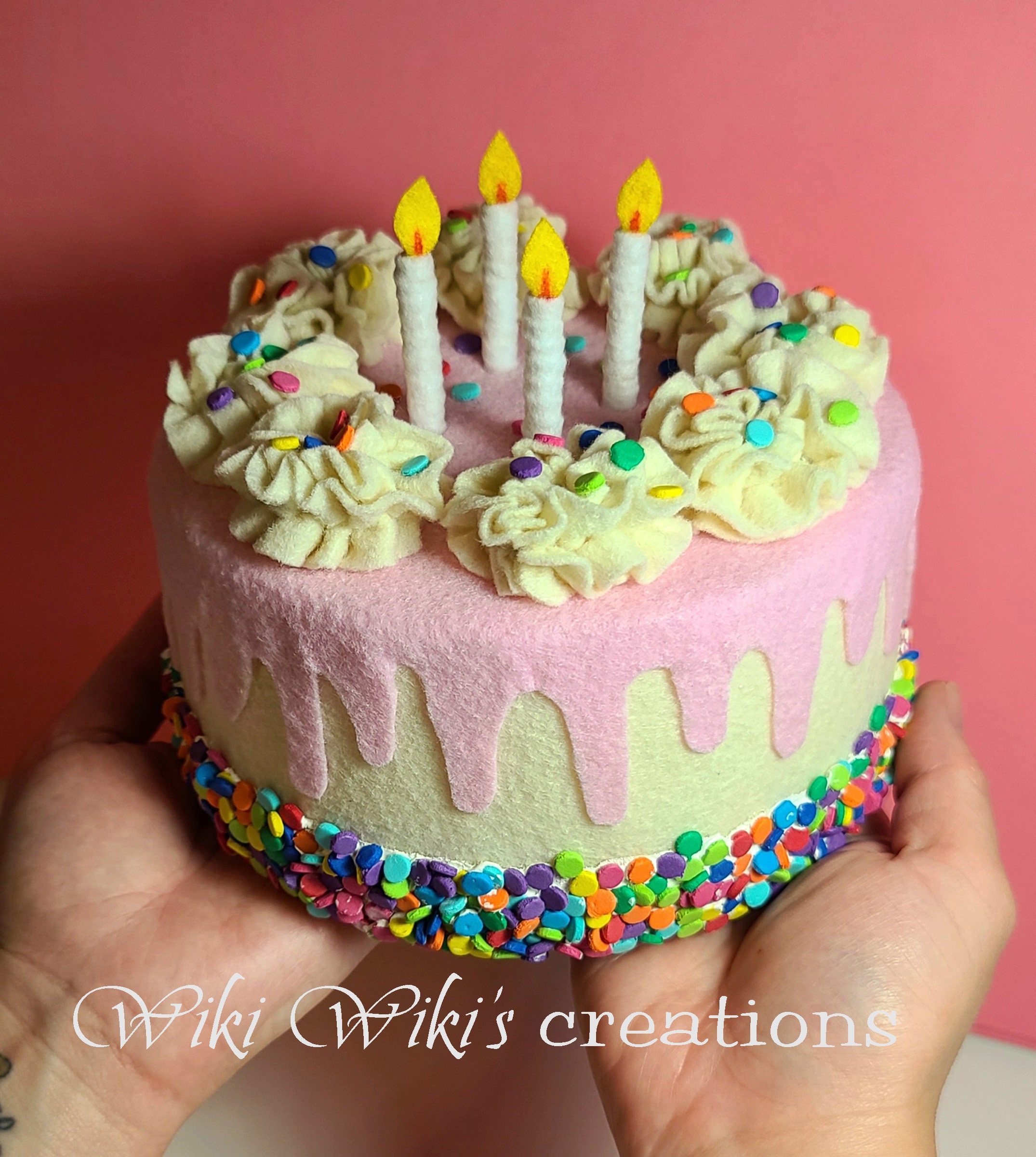 Felt Food Birthday Cake Felt Cake Felt Food Fake Food Food - Etsy