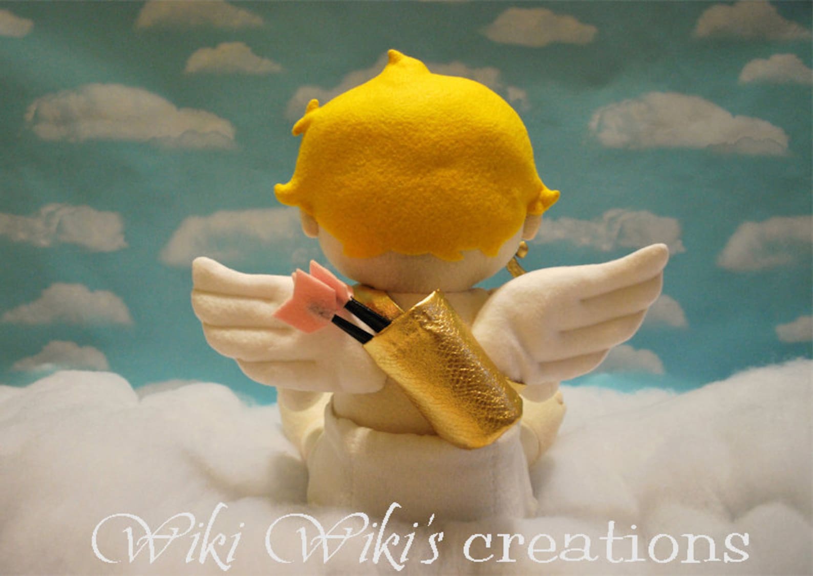 Baby Cupid Plush Doll Felt Cupid Cupid Felt Doll Fabric | Etsy