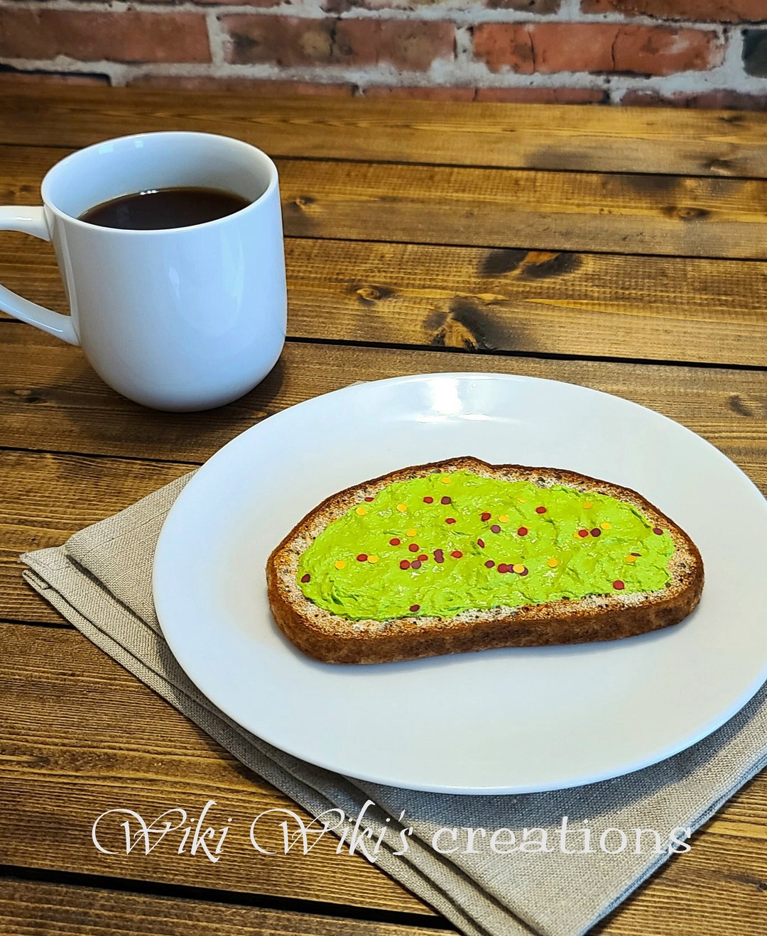 Felt Food Avocado Toast, Play Food, Felt Toast, Toast, Fake Food ...