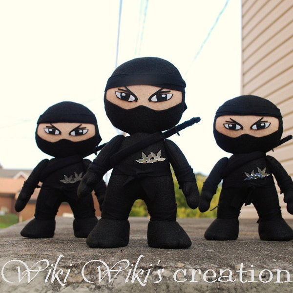 Ninja Plush - Etsy
