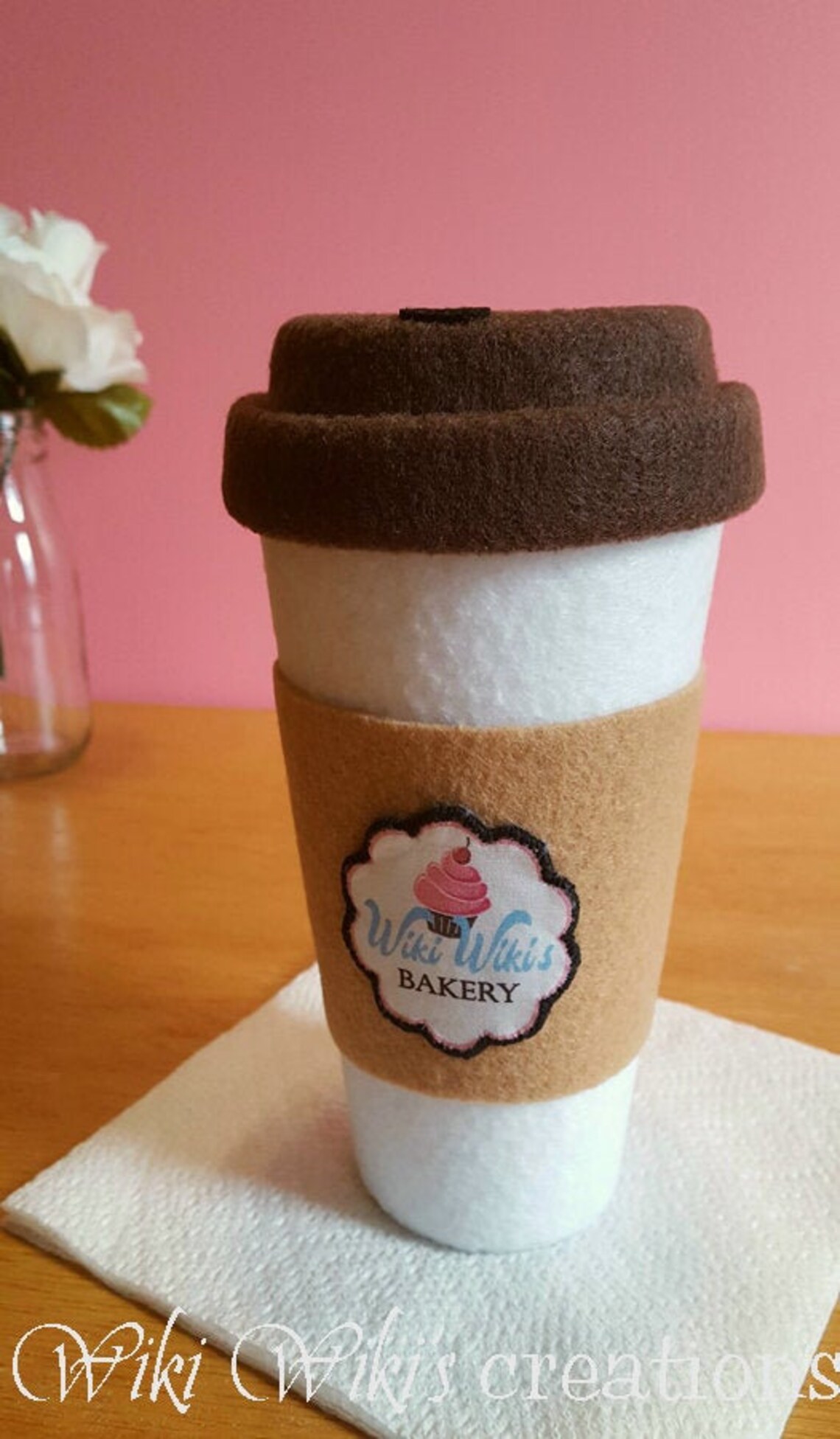 Felt Coffee Cup Latte Cup Pretend Coffee Cup Felt Coffee - Etsy