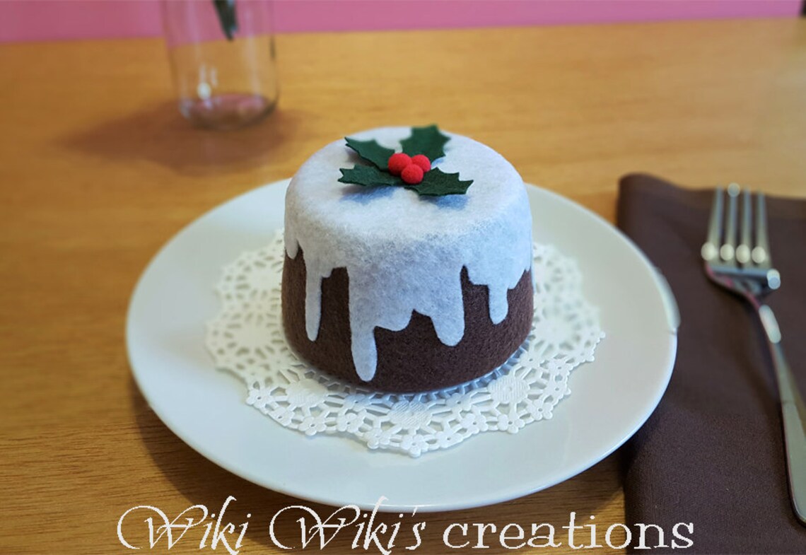 Felt Food Christmas Pudding Felt Christmas Christmas - Etsy