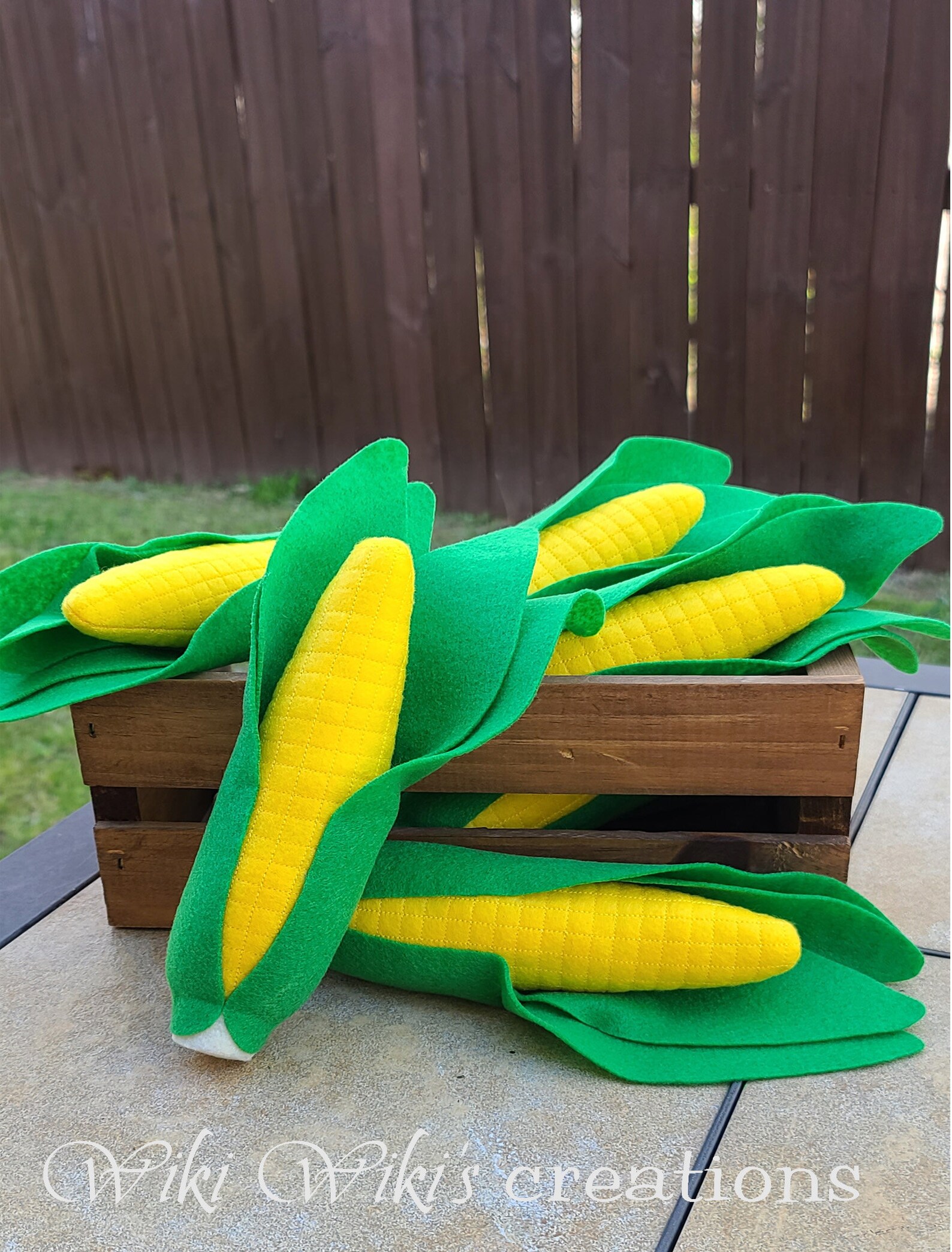 Felt Food Corn on the Cob Felt Corn Felt Food Fake Food - Etsy