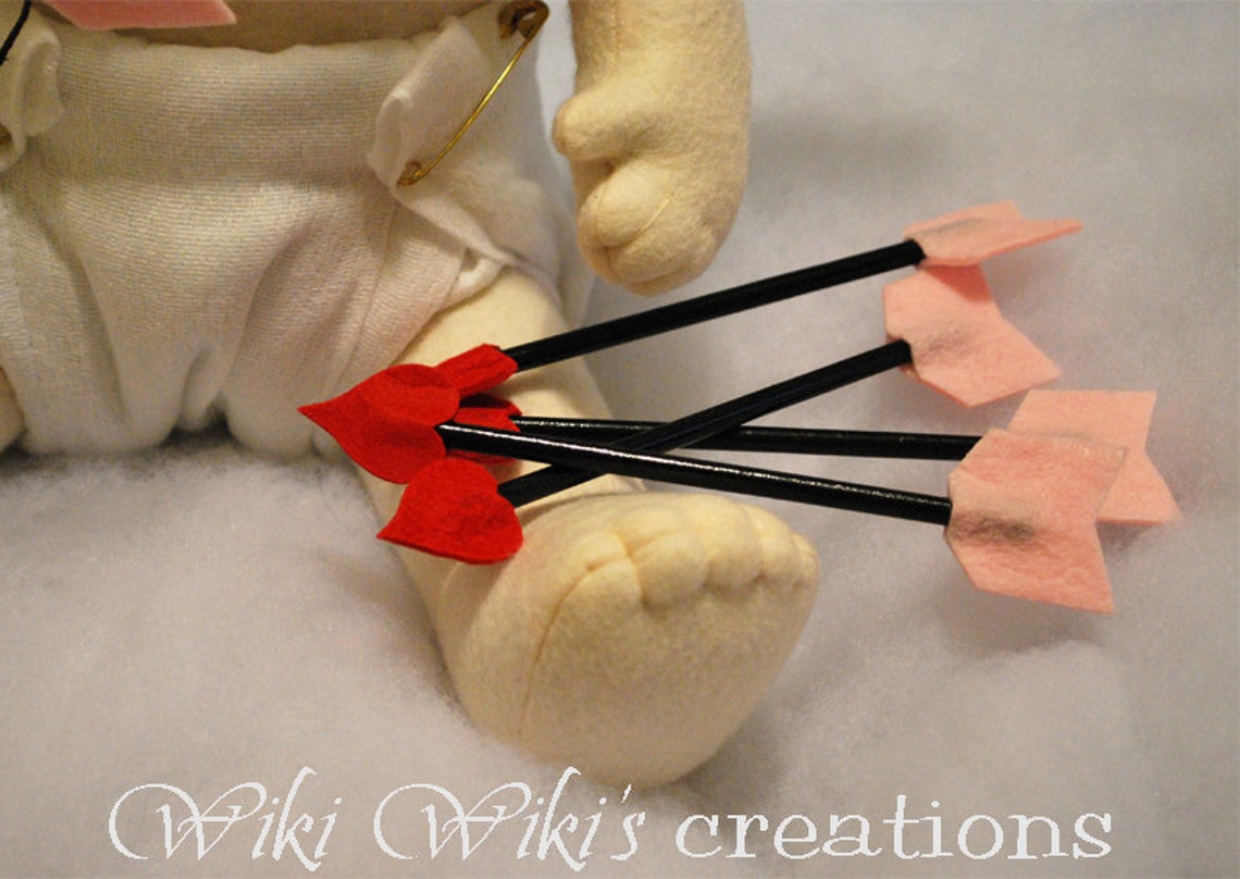 Baby Cupid Plush Doll Felt Cupid Cupid Felt Doll Fabric | Etsy