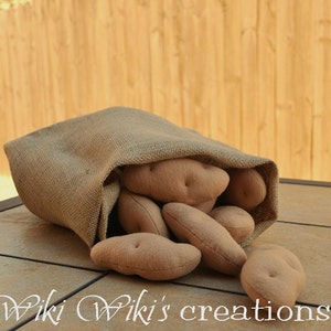 Felt Food Potato, Felt Potato, Felt Food, Felt Vegetable, Felt Play ...