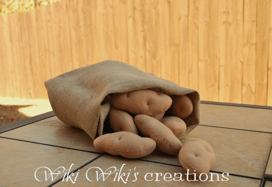 Felt Food Potato Felt Potato Felt Food Felt Vegetable Felt - Etsy Canada