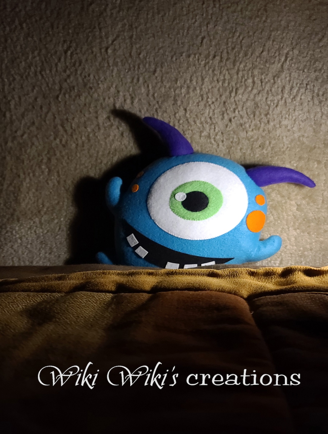 Cute Soft Plush Blue Monster, Plush Monster, Halloween Mascot, Monster ...