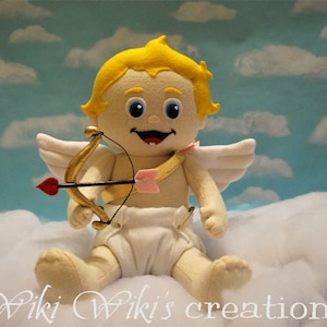 Baby Cupid Plush Doll, Felt Cupid, Cupid, Felt Doll, Fabric Doll ...