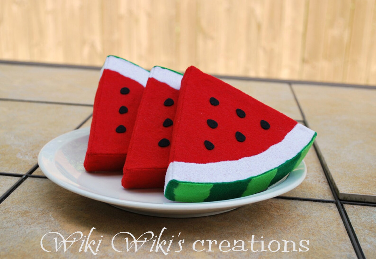 Felt Food Watermelon Slice Felt Watermelon Felt Fruit Felt - Etsy