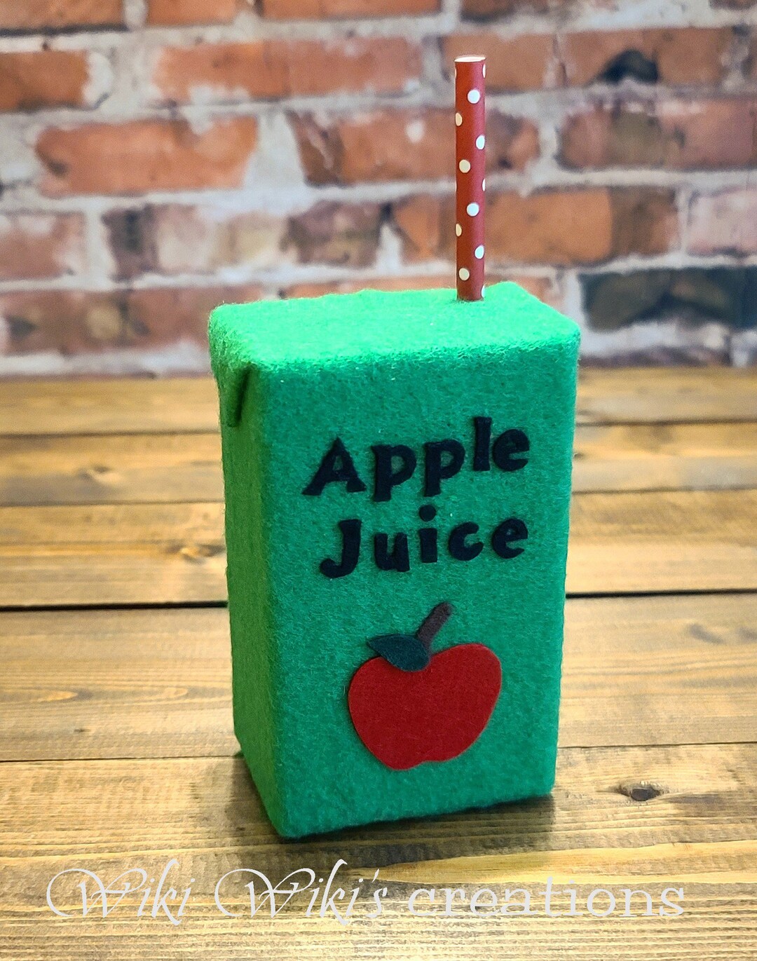 Felt Pretend Juice Box, Felt Play Food, Juice Box, Pretend Play, Felt ...