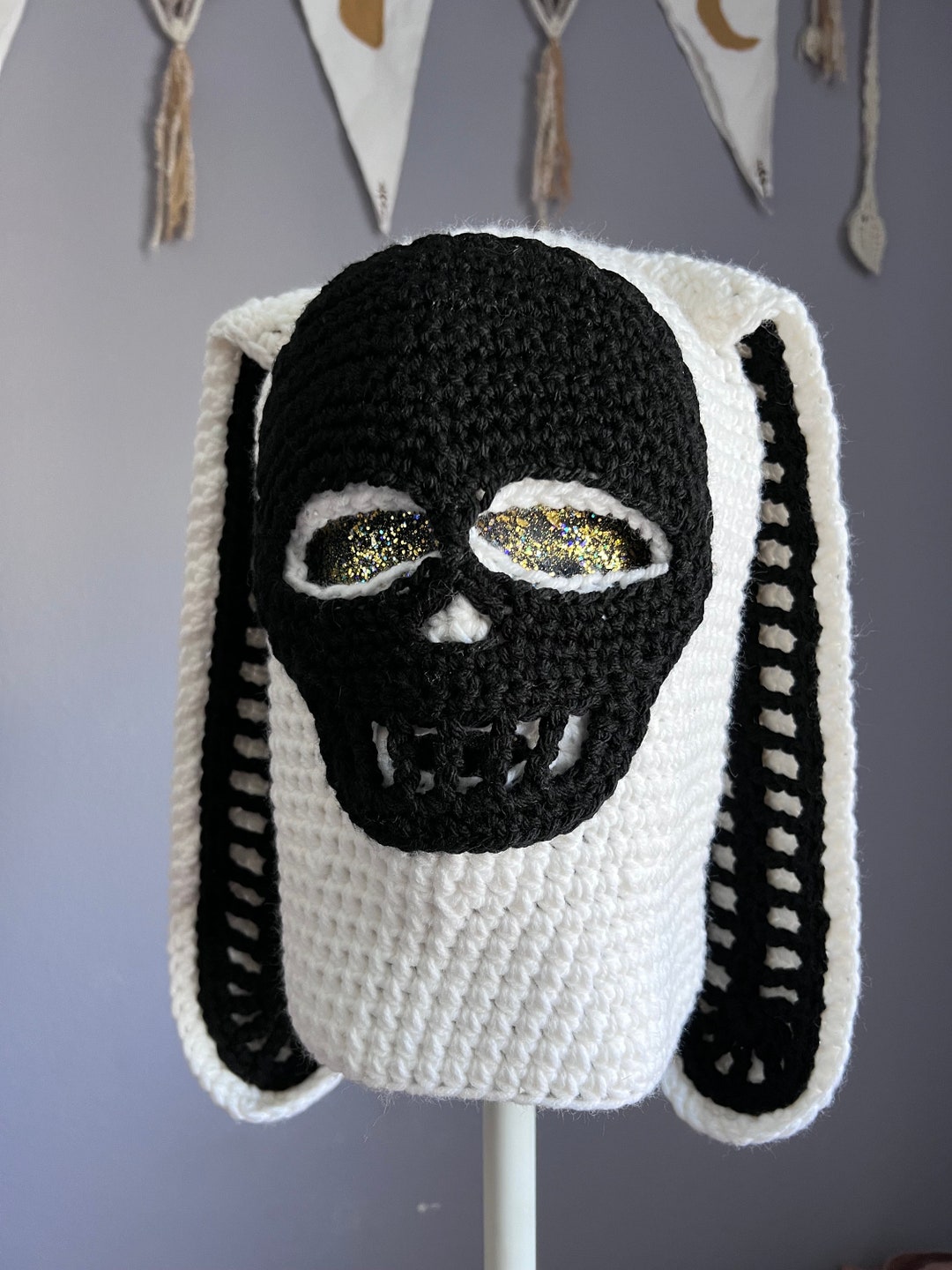 Bunny Skull Ski Mask - Etsy