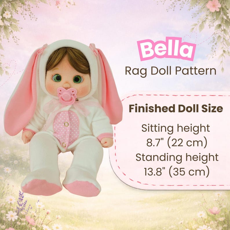 Rag Doll Sewing Pattern With Video Tutorial (doll Clothes) – Bonus ...