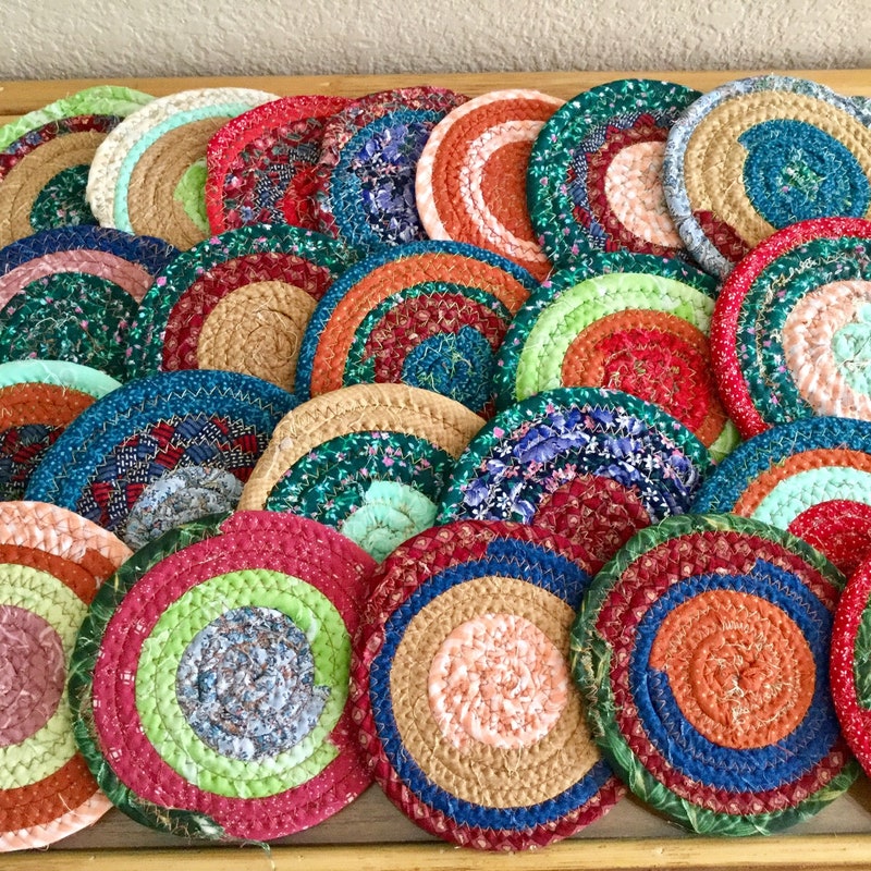 Fabric Coasters - Etsy