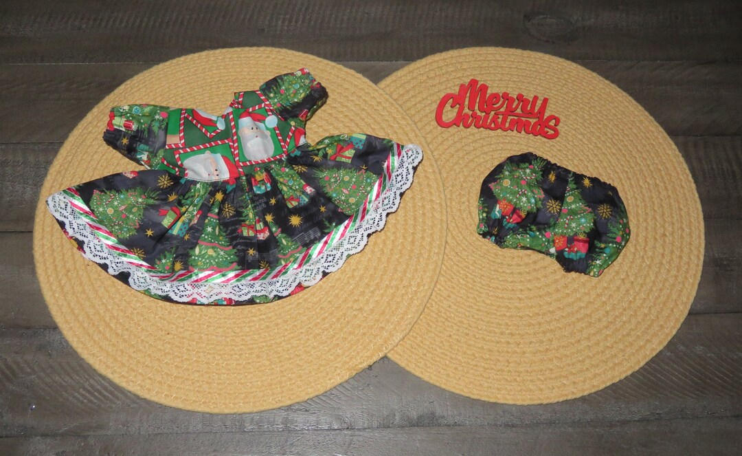 Handmade 14 Inch Cabbage Patch Kids Doll Clothes christmas Party Green ...