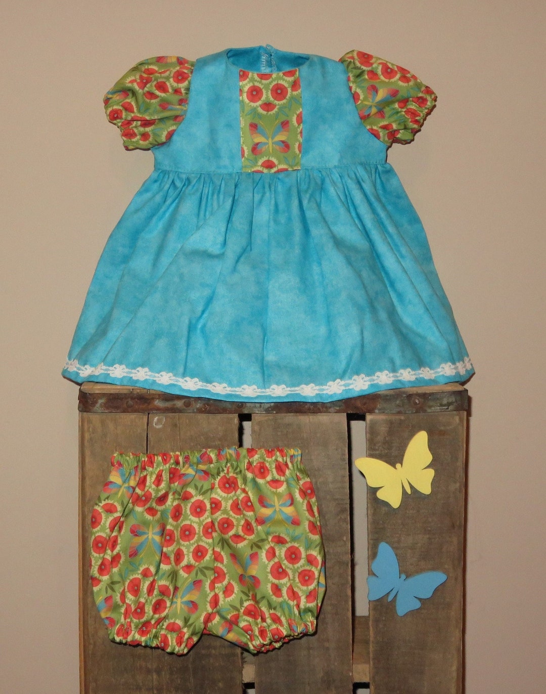 Handmade 20 22 Inch Baby Doll Clothes walk With Mom Blue, Green, Yellow ...