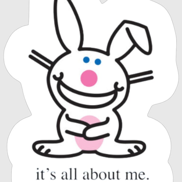 Happy Bunny Stickers - Etsy