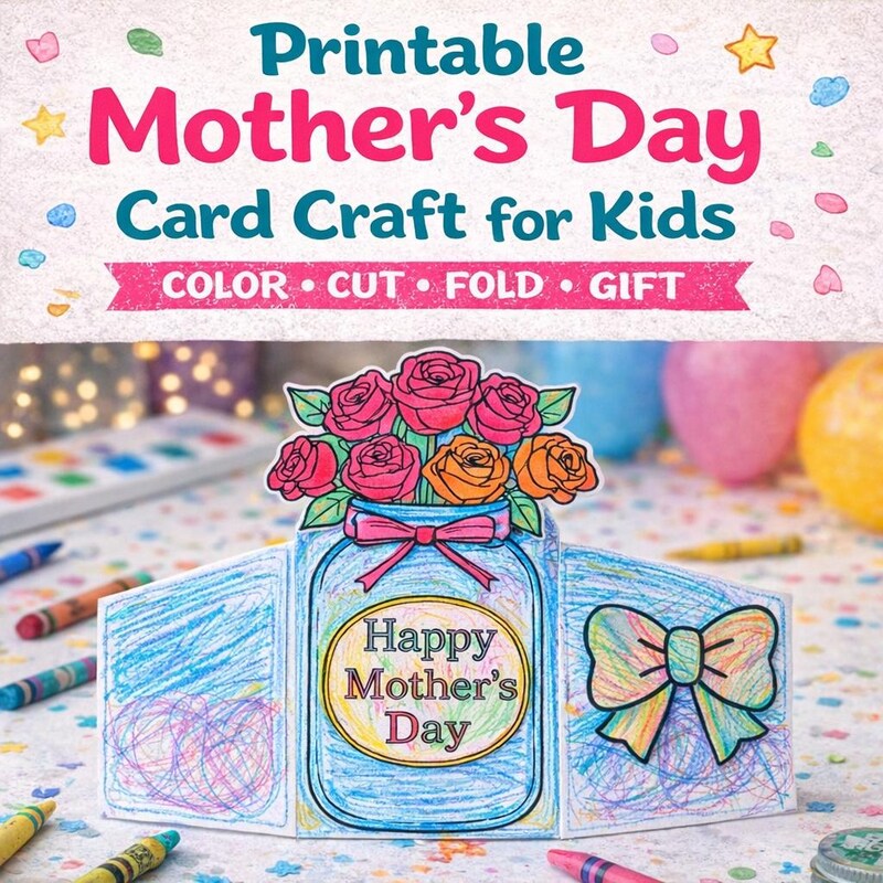 Pop up Mothers Day Card - Etsy