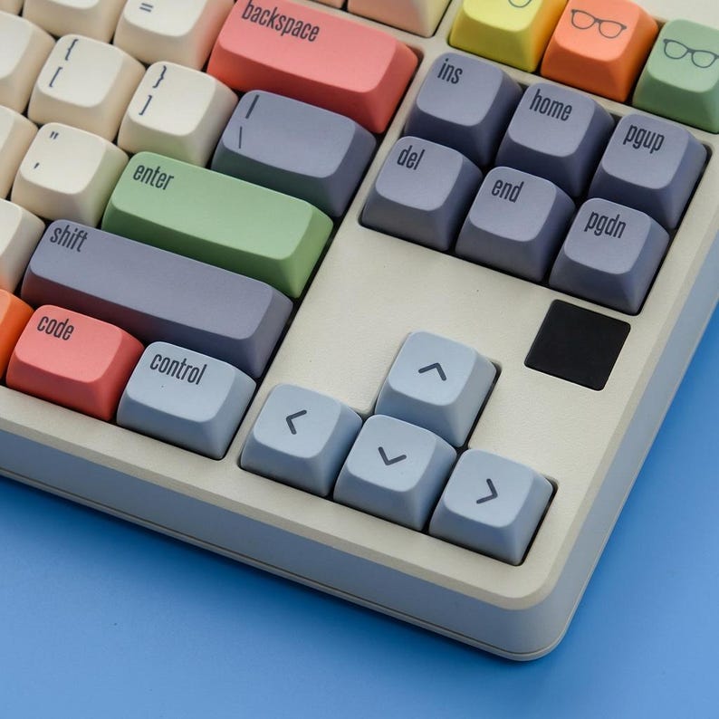 Pastel Color Keycap Set for Mechanical Keyboard, Dye Sublimation PBT ...