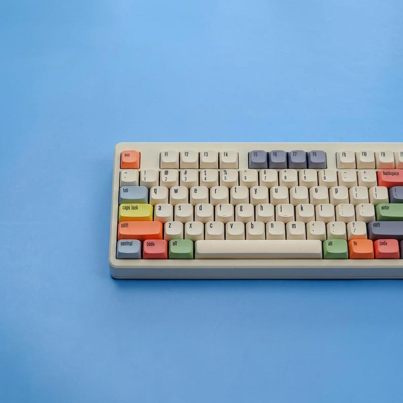 Pastel Color Keycap Set for Mechanical Keyboard, Dye Sublimation PBT ...