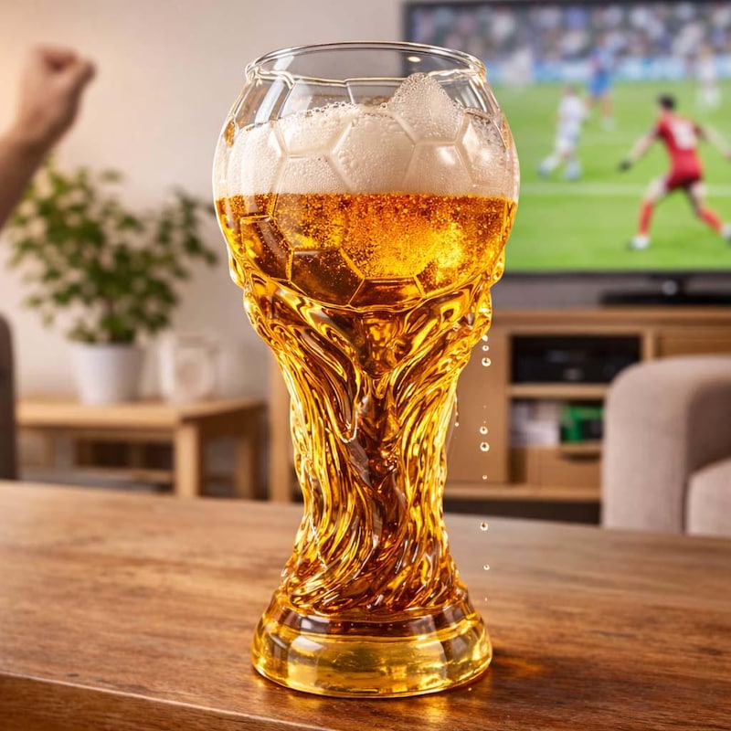 Trophy Beer Glass Soccer - Etsy