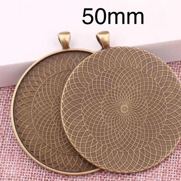 Large Metal Pendant - Etsy