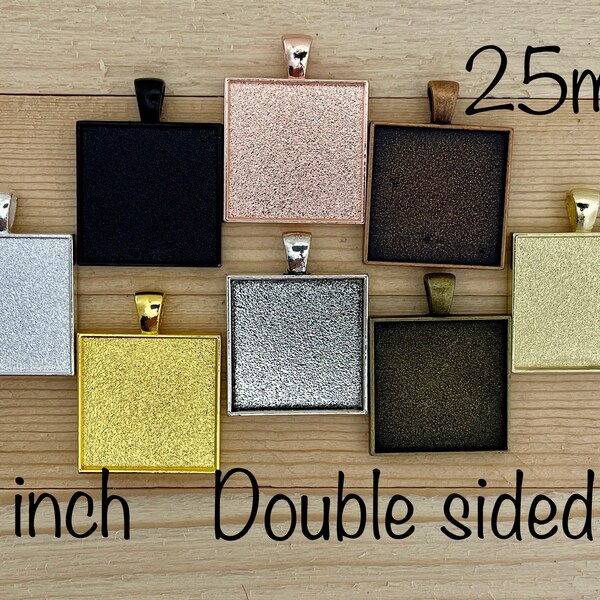 Square Pendant - Etsy