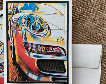 Porsche cards | Etsy