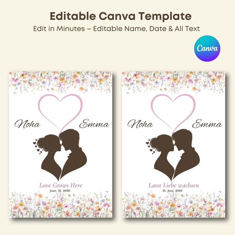 Wedding Money Gift Printable Cash Gift Cut Out Template Editable ...