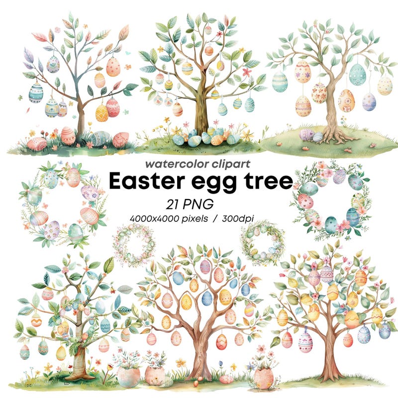 Easter Egg Tree - Etsy