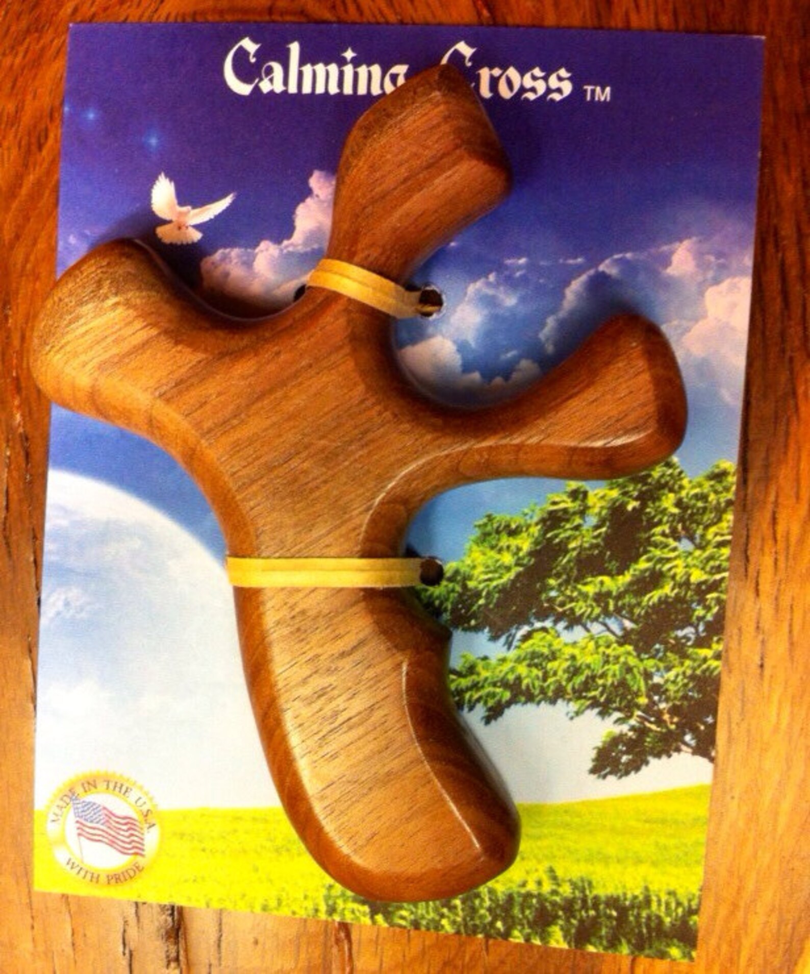 Wooden Calming Cross Angel - Etsy