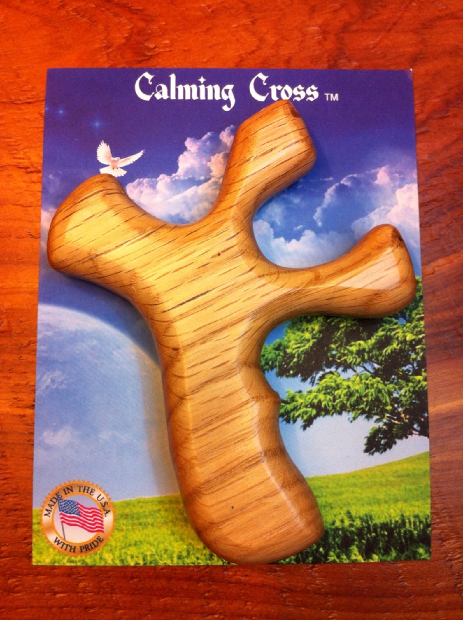 Wooden Calming Cross Angel - Etsy