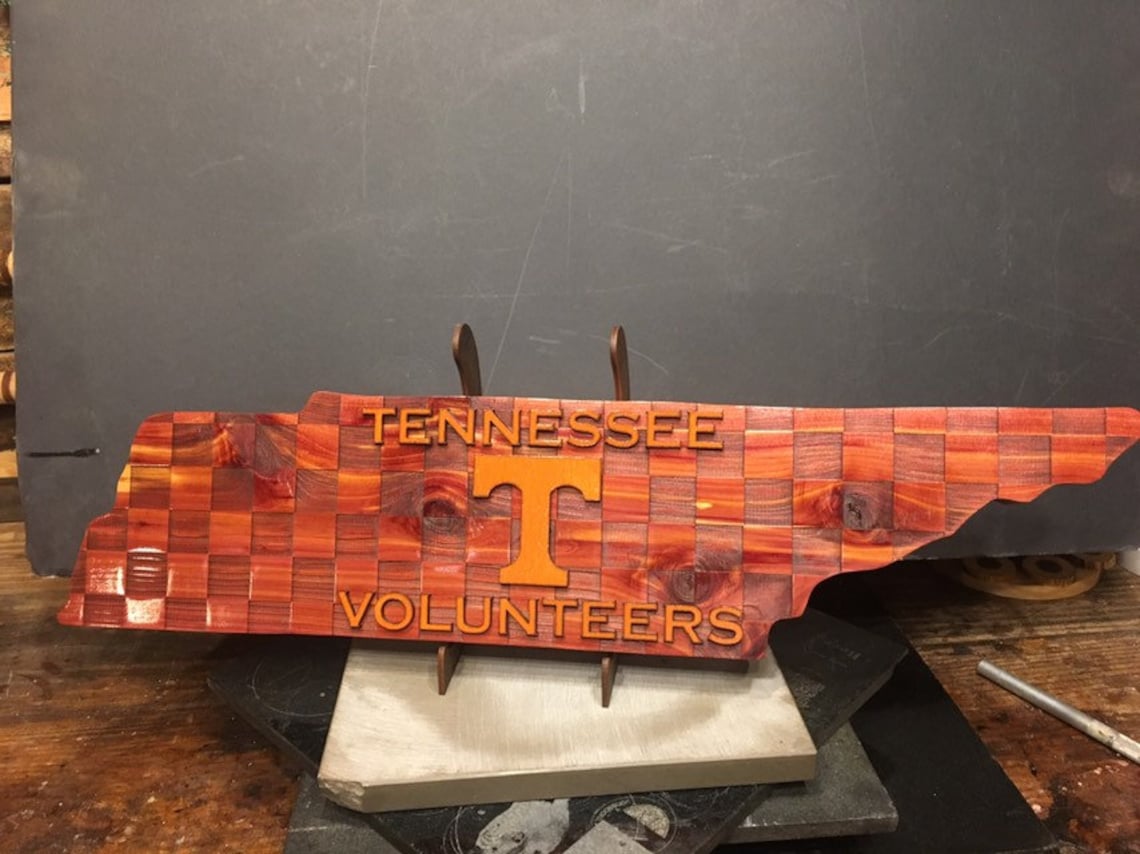 Tennessee State Cut Out Plaque - Etsy