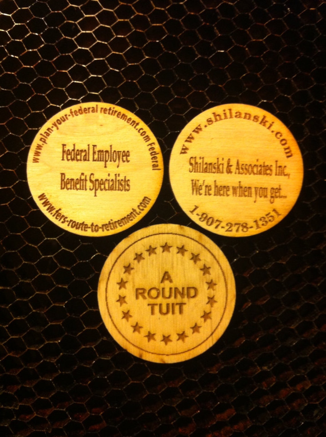 100 Custom Made Round Tuits - Etsy