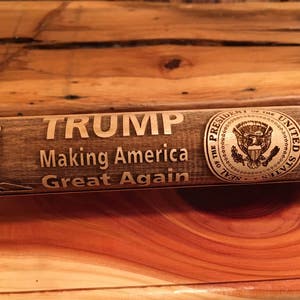 President Trump 'making America Great Again' Mini Baseball Bat - Etsy