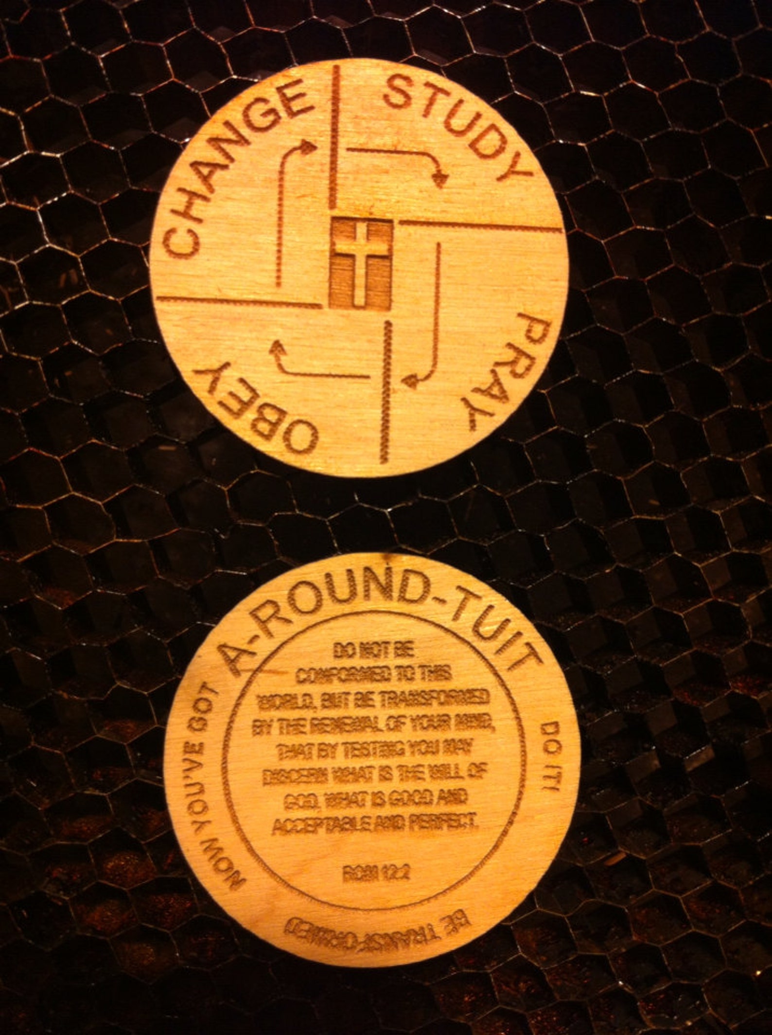 100 Custom Made Round Tuits - Etsy