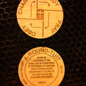 100 Custom Made Round Tuits - Etsy