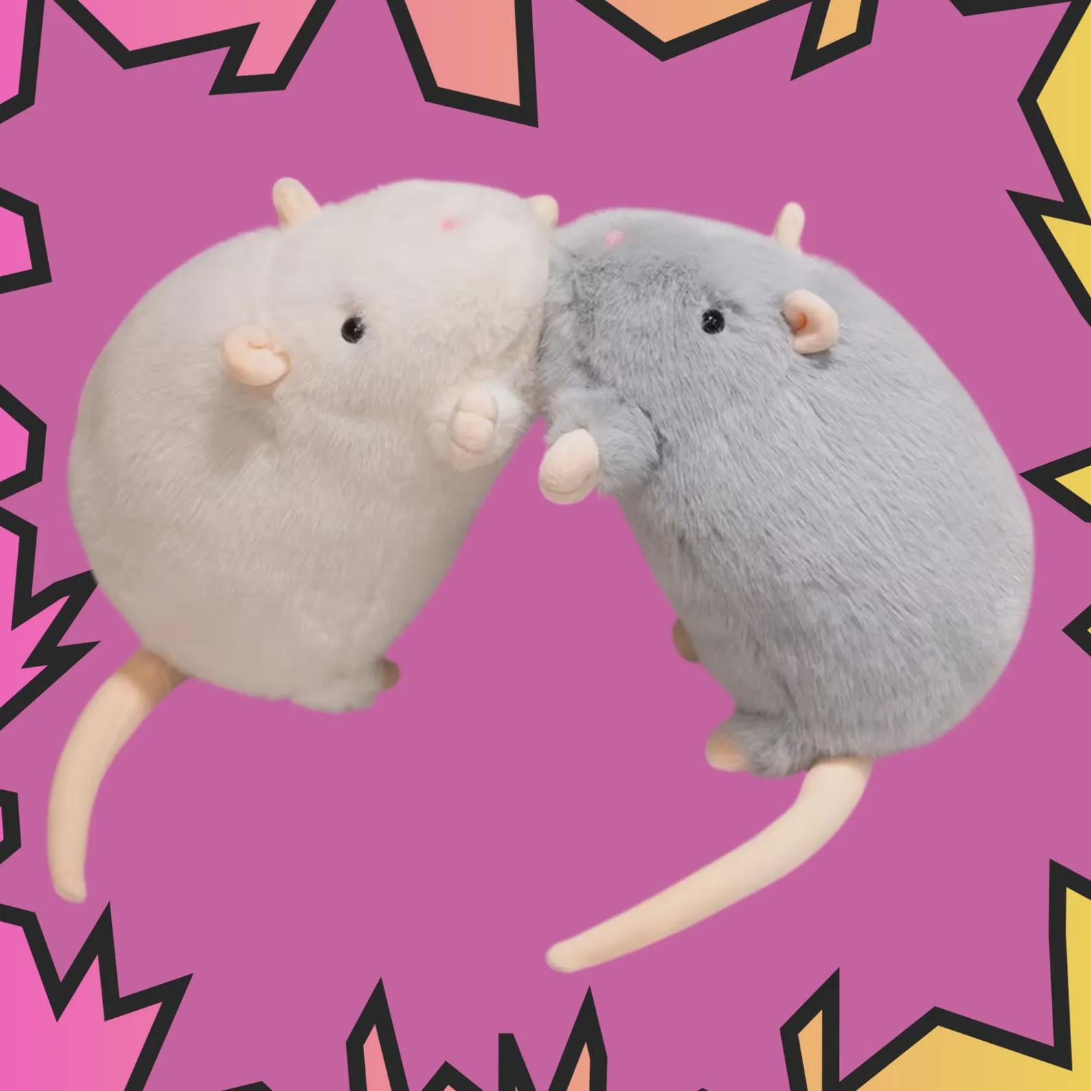 Simulation Mouse Doll Stuffed Rat Animal Toy Mascot Peluche Mouse - Etsy