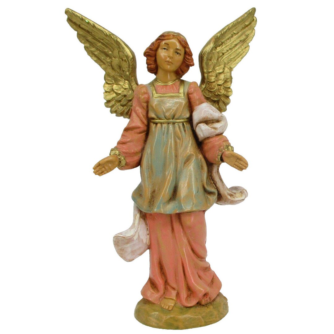 Fontanini Italy Standing Angel 5" Figurine Nativity #51 Vintage 1994 ...