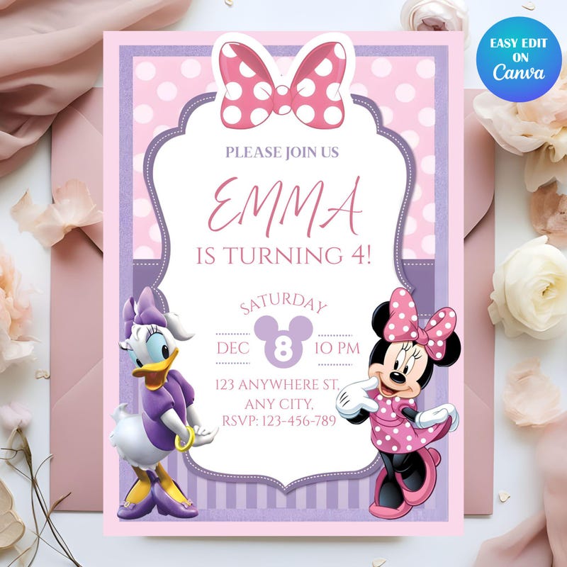 Minnie Mouse Daisy Decor - Etsy